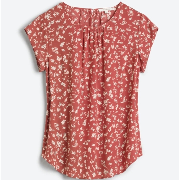 fun 2 fun | Tops | Fun2fun Kaden Pleated Blouse Burnt Orange Stitchfix ...
